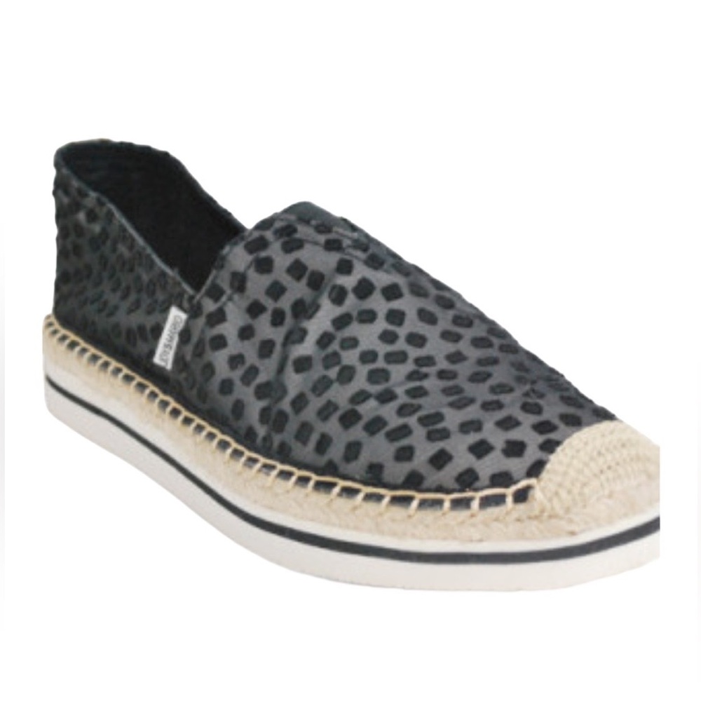 Joy & Mario Hermosa Black Dot Sheer Satin Espadrilles… - Gem
